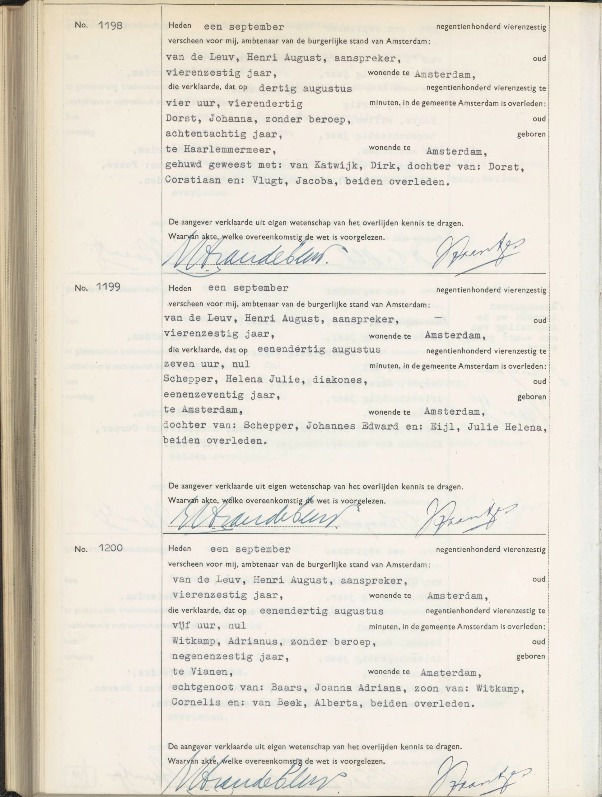 Dirk van Katwijk (1871 – 1942) – Genealogie familie van Katwijk